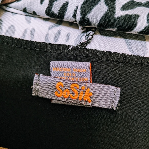Sosik | Tops | Sosik Stretch Cover Up Top Womens M | Poshmark